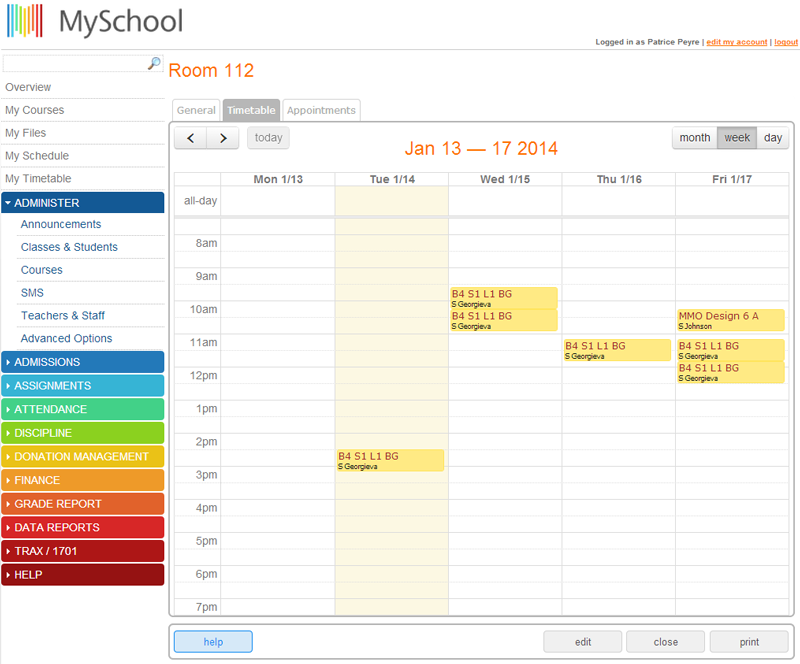 School Schedule & Timetabling Software